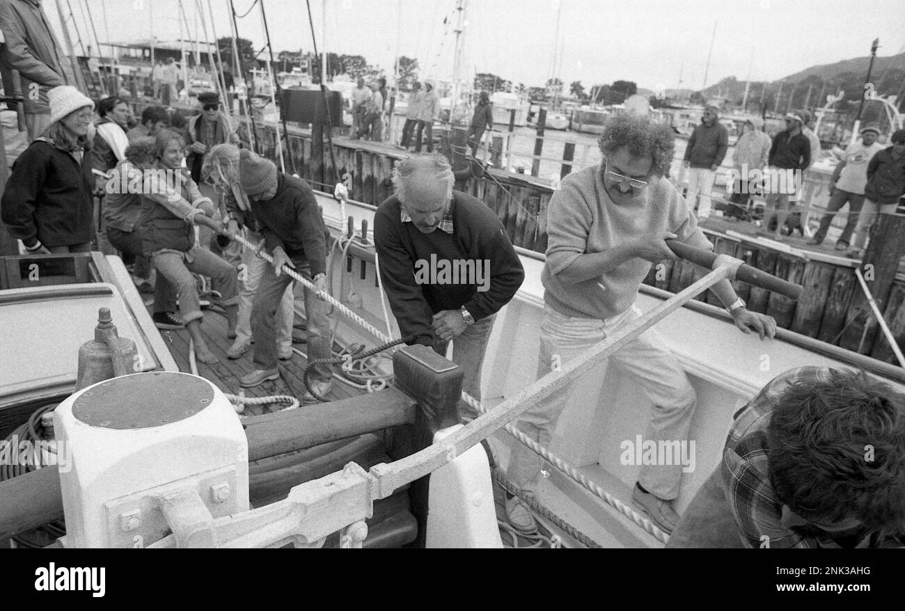 The Schooner Wander Bird and it's crew 1981 (Vincent Maggiora/San ...