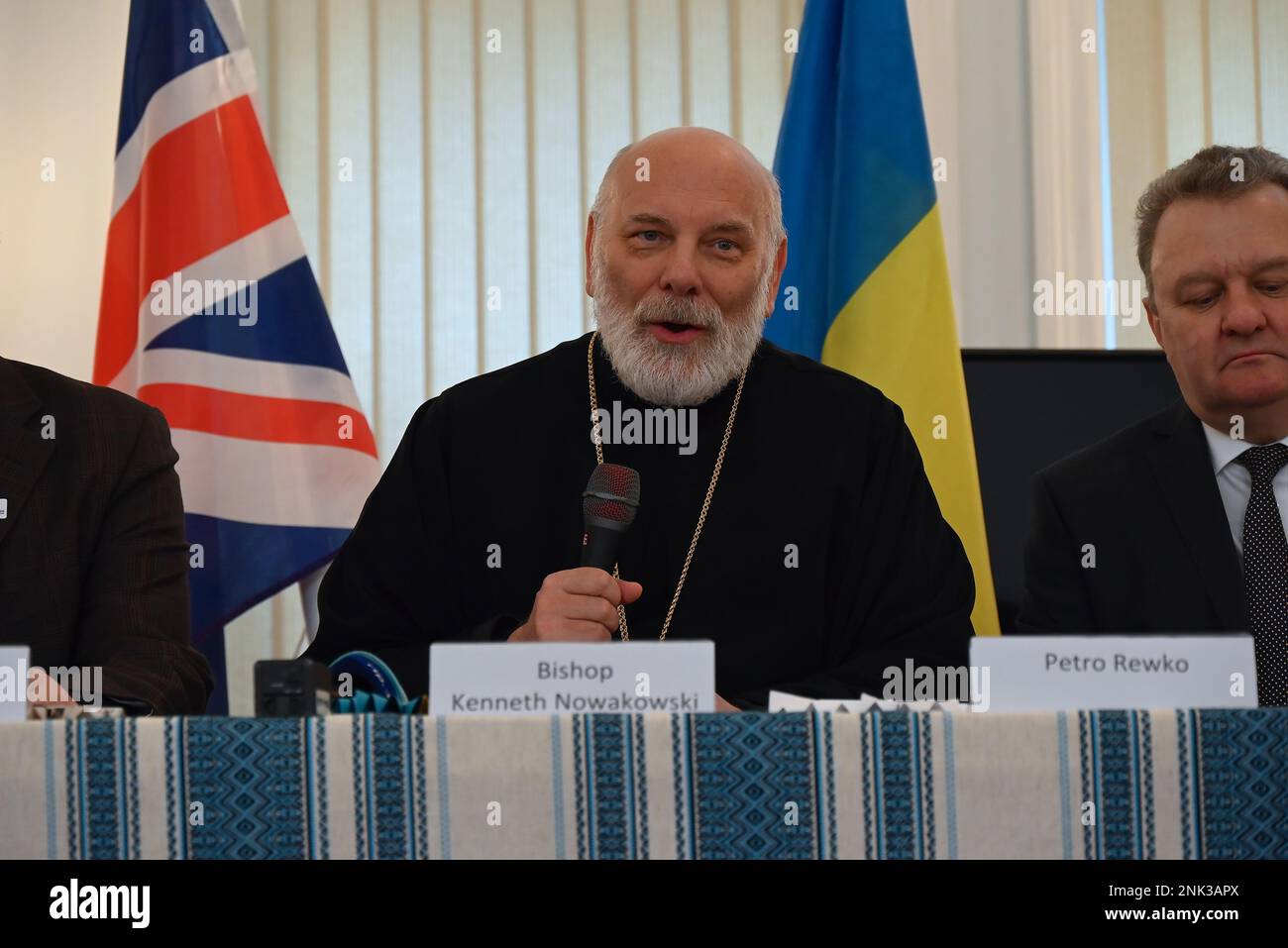 Bishop Kenneth Nowakowski soke about the impact one year after the War ...