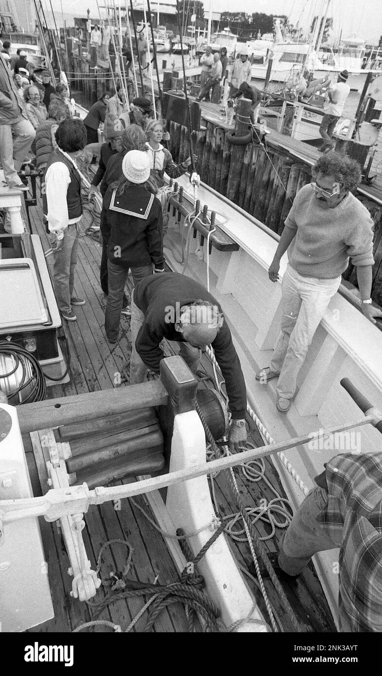 The Schooner Wander Bird and it's crew 1981 (Vincent Maggiora/San ...