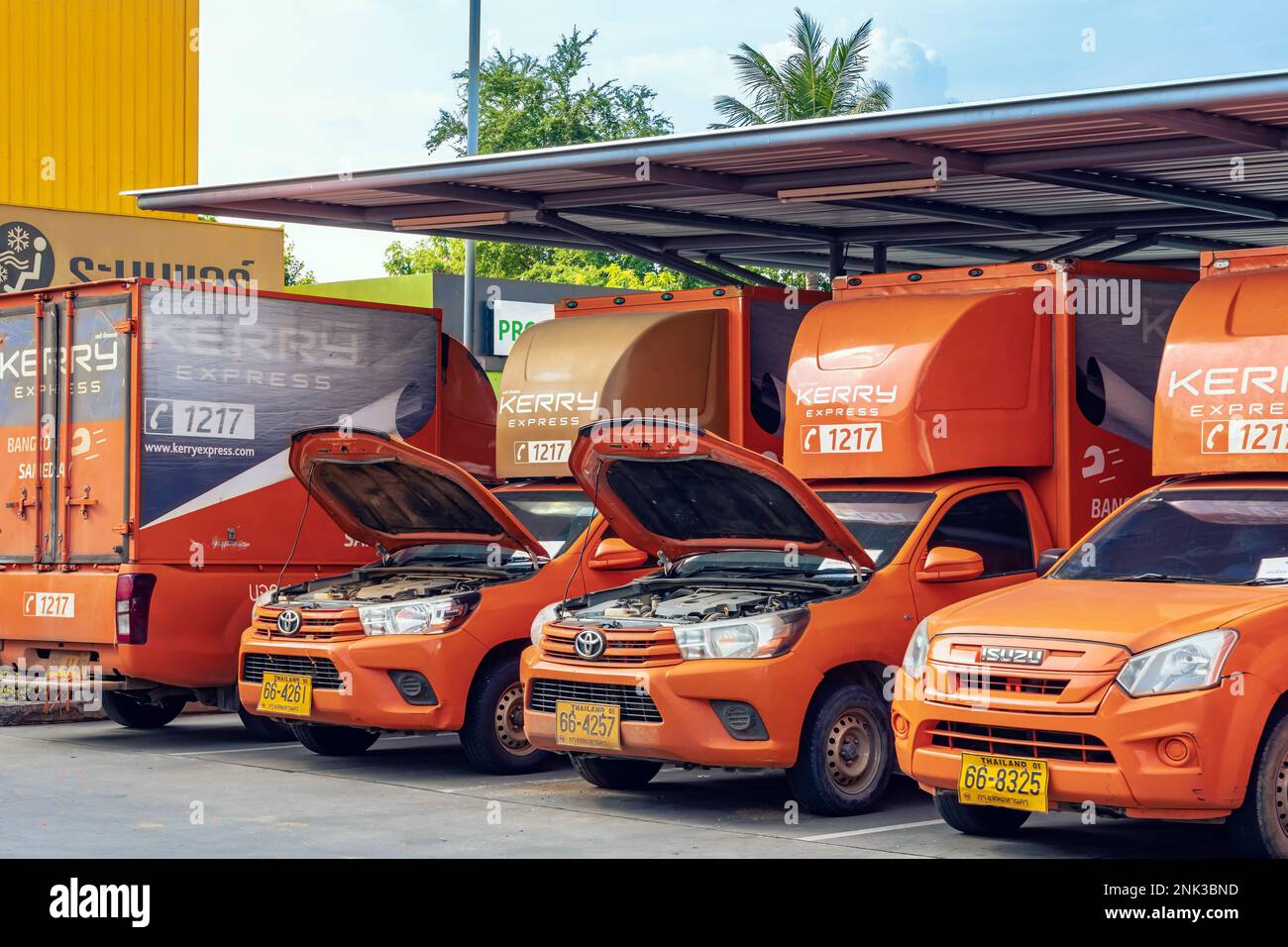 KANCHANABURI, THAILAND - DECEMBER 12, 2022: Checking or Inspection and maintenance according to ...