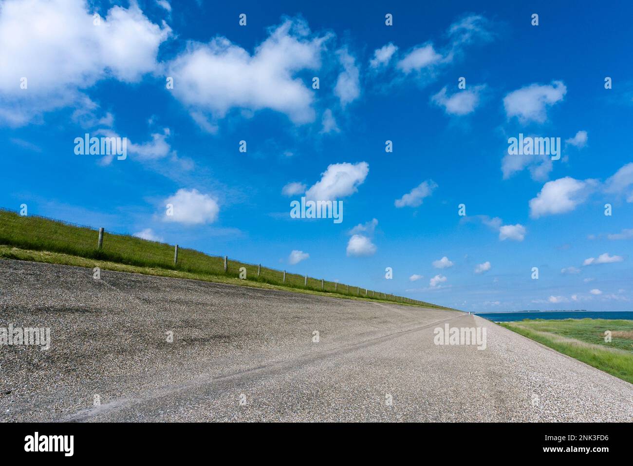 Dike at Texel in spring Stock Photo - Alamy
