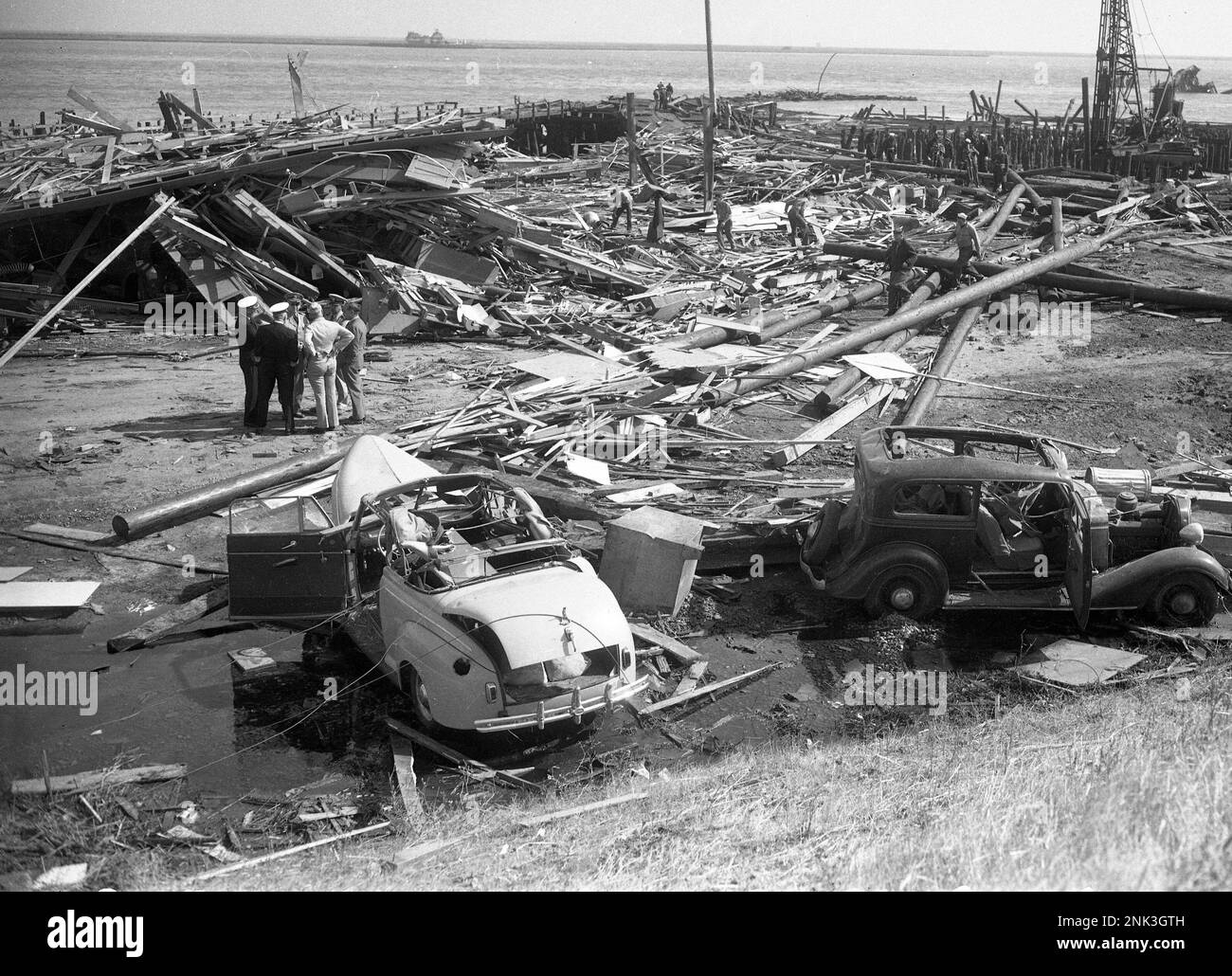 Explosion at Port Chicago while loading ammunition onto ships would ...