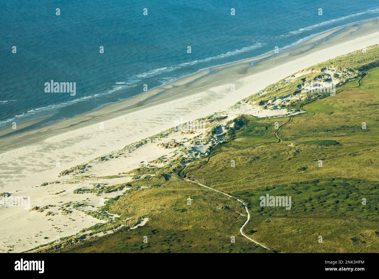 Luchtfoto van Terschelling; Aerial photo of Terschelling Stock Photo ...