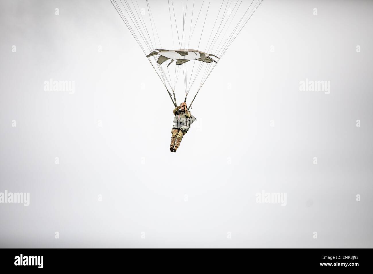 Paratroopers assigned to the 82nd Airborne Division (82nd Abn. Div ...