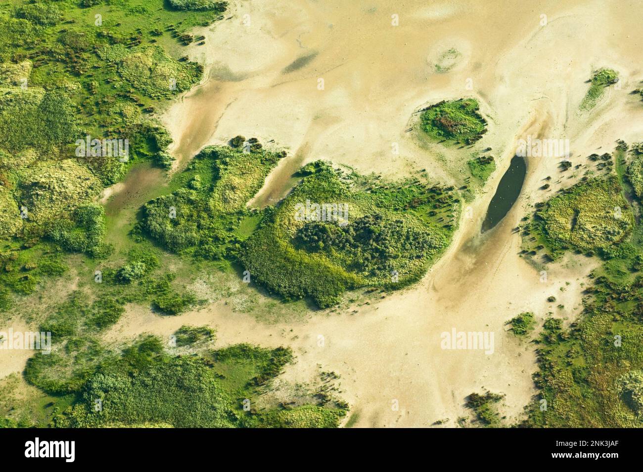 Luchtfoto van Schiermonnikoog; Aerial photo of Schiermonnikoog Stock ...
