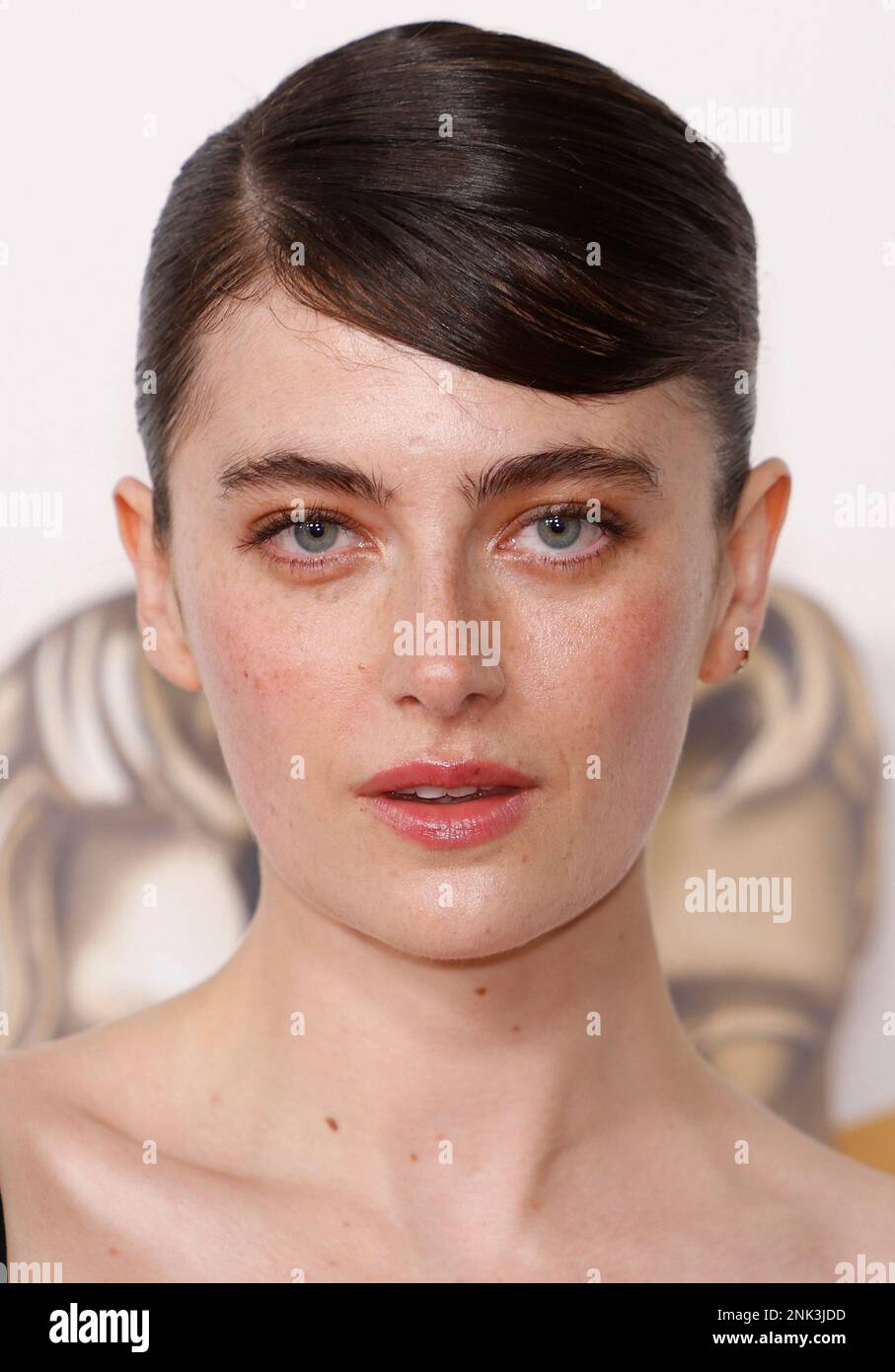 Millie Brady poses for photographers upon arrival at the 76th British ...
