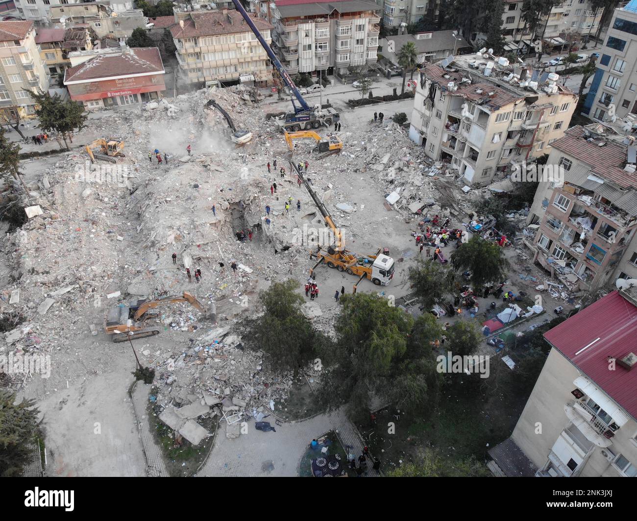 Antakya, Hatay, Turkey Drone Footage - February 11th, 2023: Turkey ...