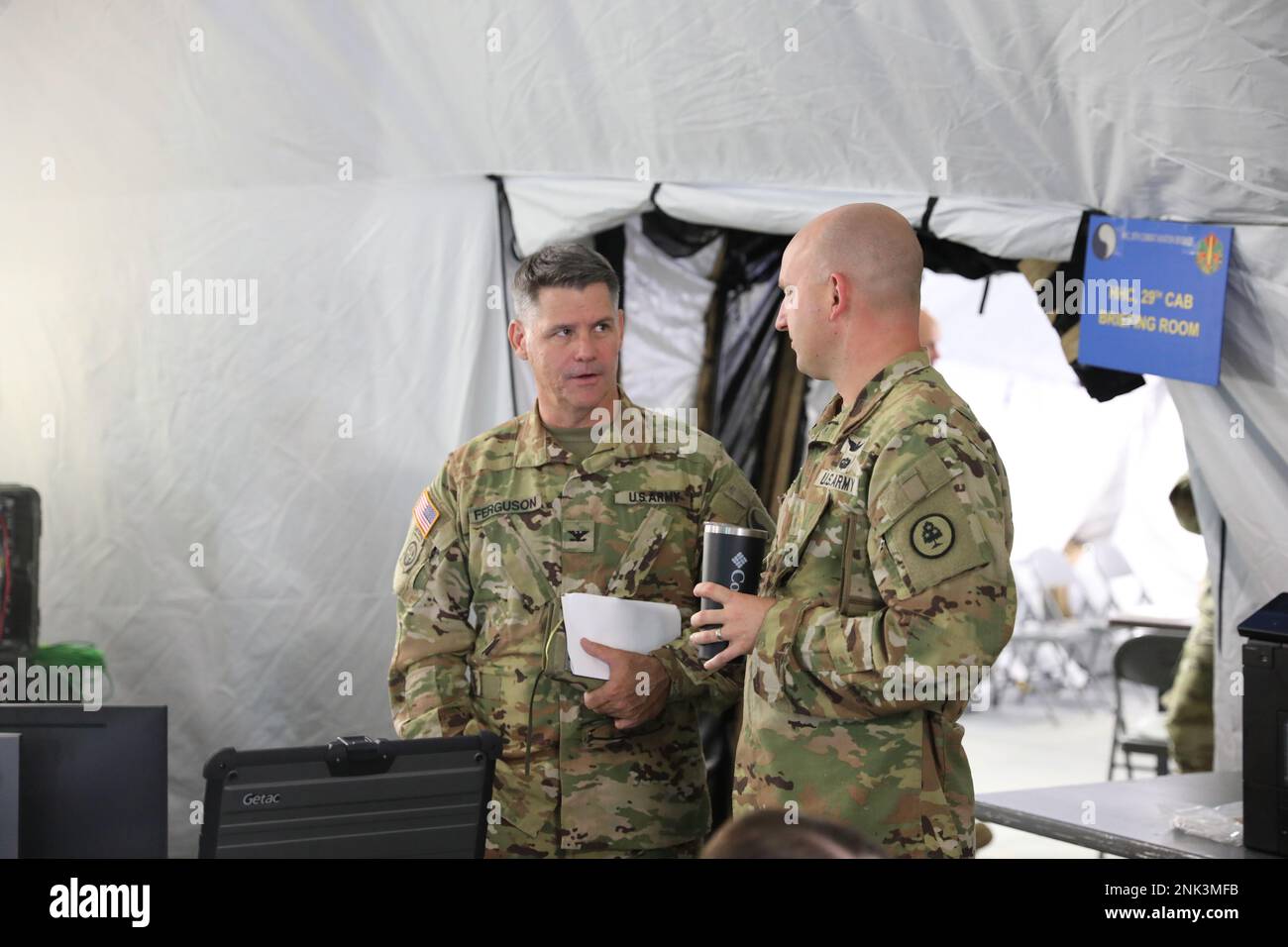 Col. Richard Ferguson, Commander of the 29th Combat Aviation Brigade ...