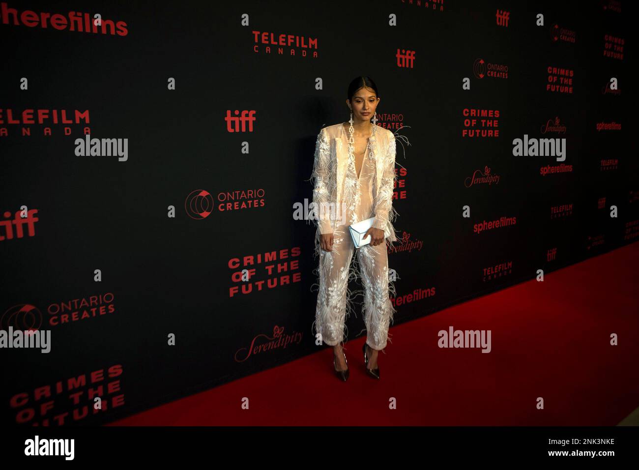 Actor Tanaya Beatty is pictured on the red carpet for the North ...