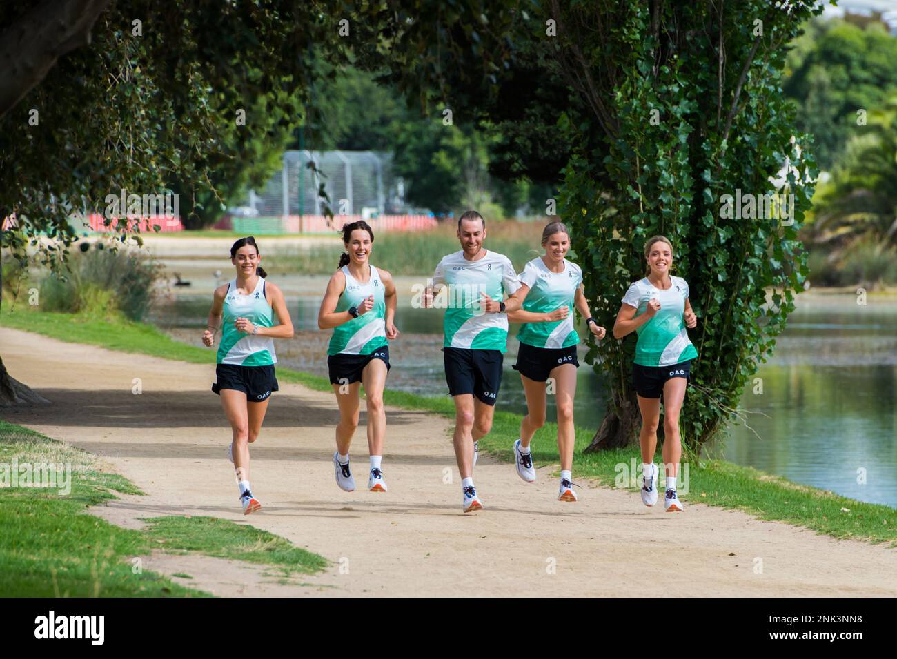 Melbourne, Australia - 22 Feb 2023, Athletes (left to right): Keely ...