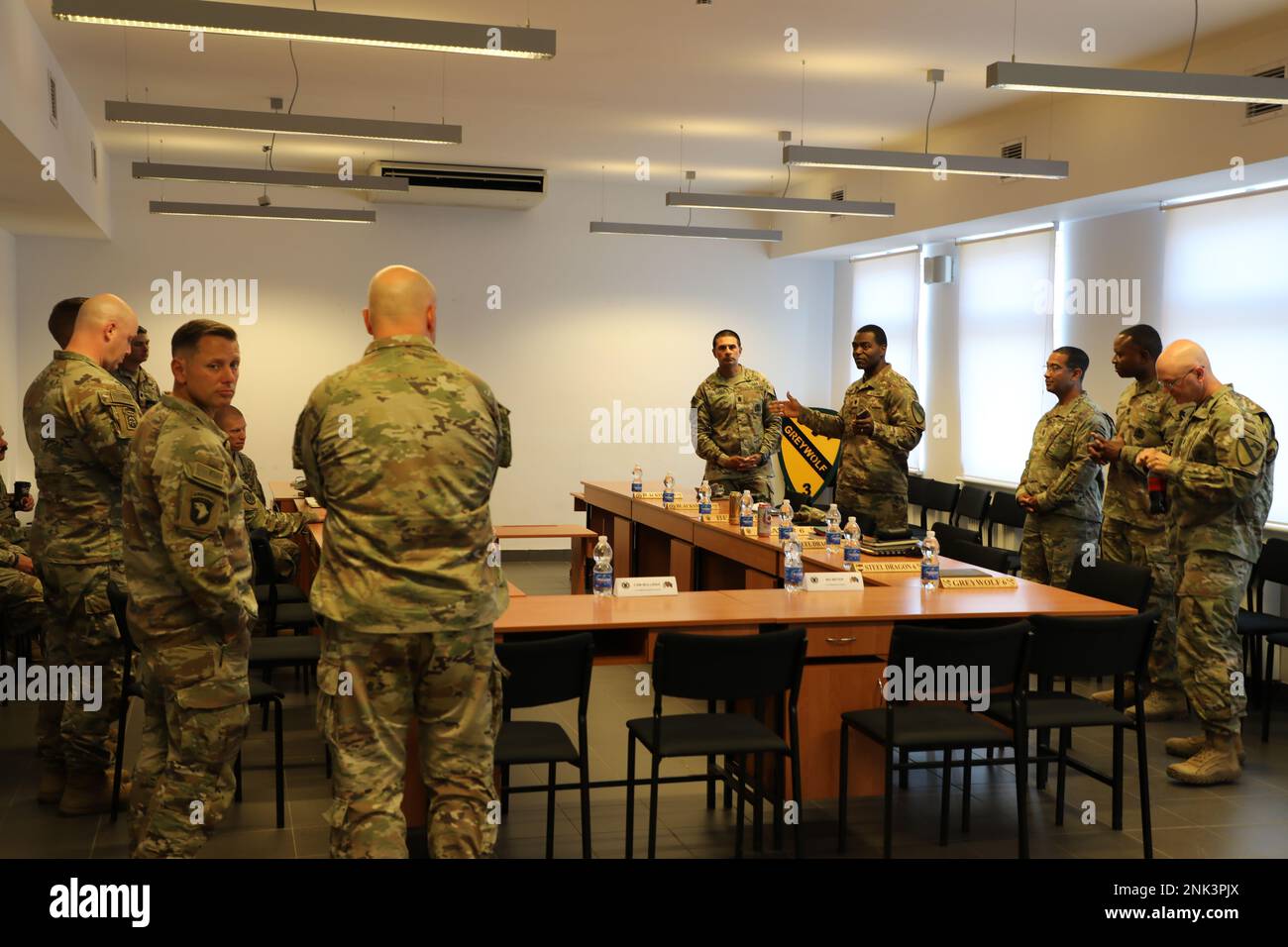 Maj. Gen. John V. Meyer III, 1st Infantry Division commanding general ...