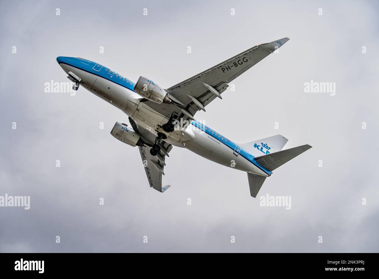 Heahtrow, London - February 20th 2023 - KLM Boeing 737 Heathrow Aiport ...