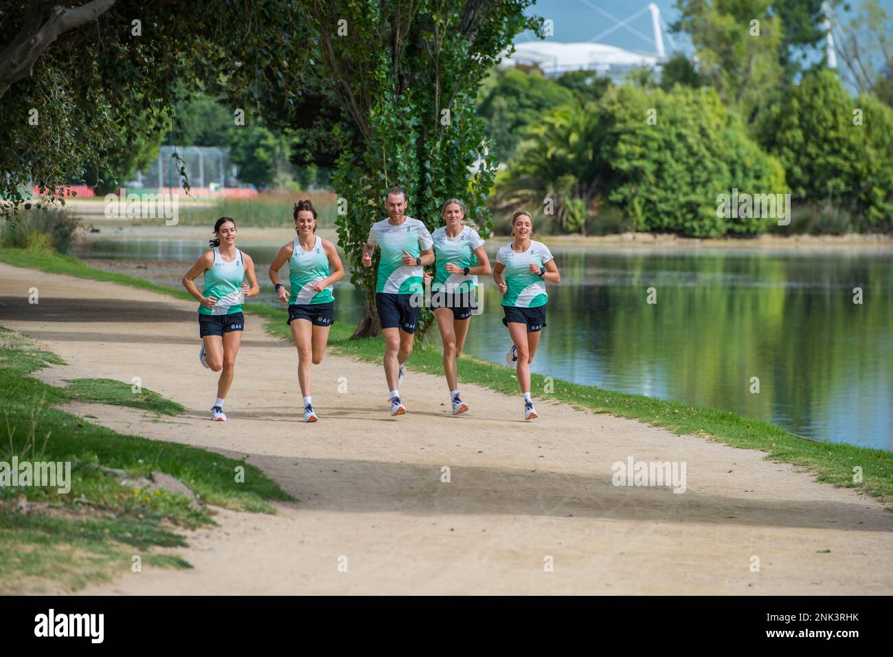 Melbourne, Australia - 22 Feb 2023, Athletes (left to right): Keely ...