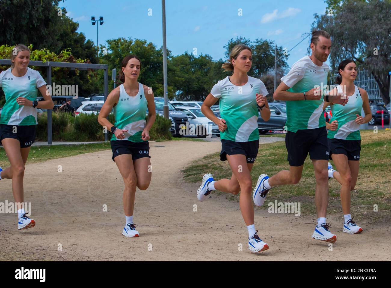Australian elite athletes Maudie Skyring, Tess Kirsopp-Cole, Claudia ...