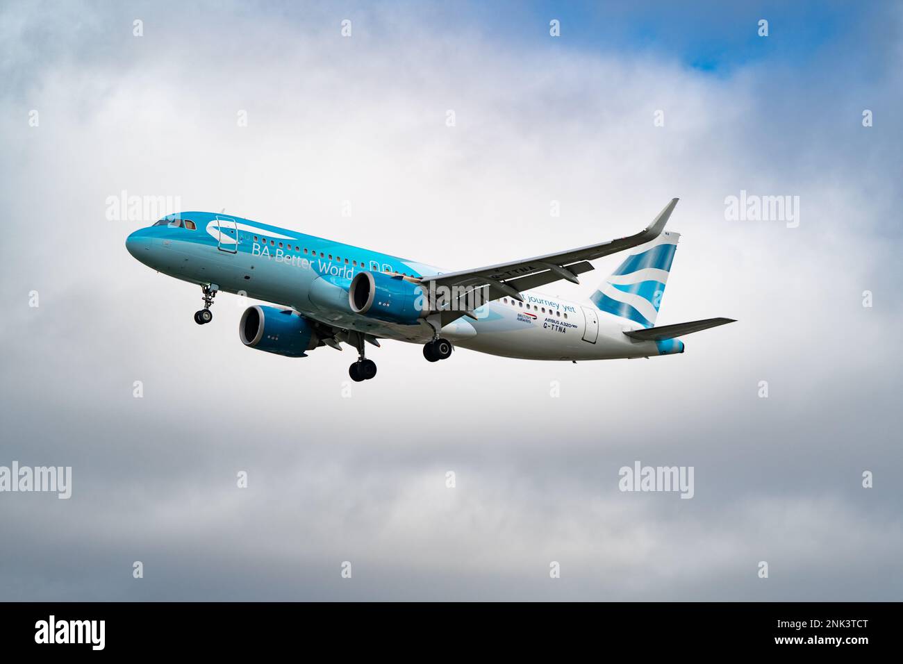 Heathrow, London - February 20th 2023: British Airways BA Better World ...