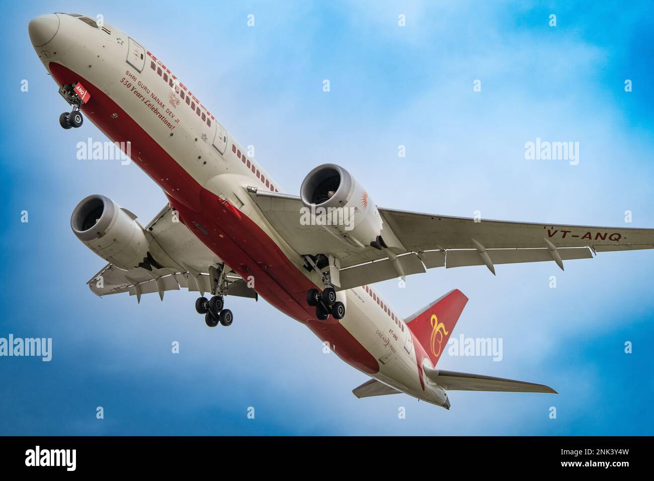 Heathrow,London - February 20th 2023: Air India Boeing 787-8 Final ...