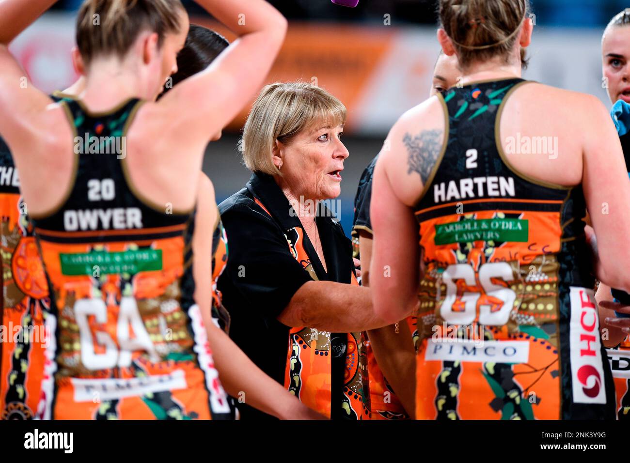 SYDNEY, AUSTRALIA - MAY 29: Head Giants Coach Julie Fitzgerald during ...