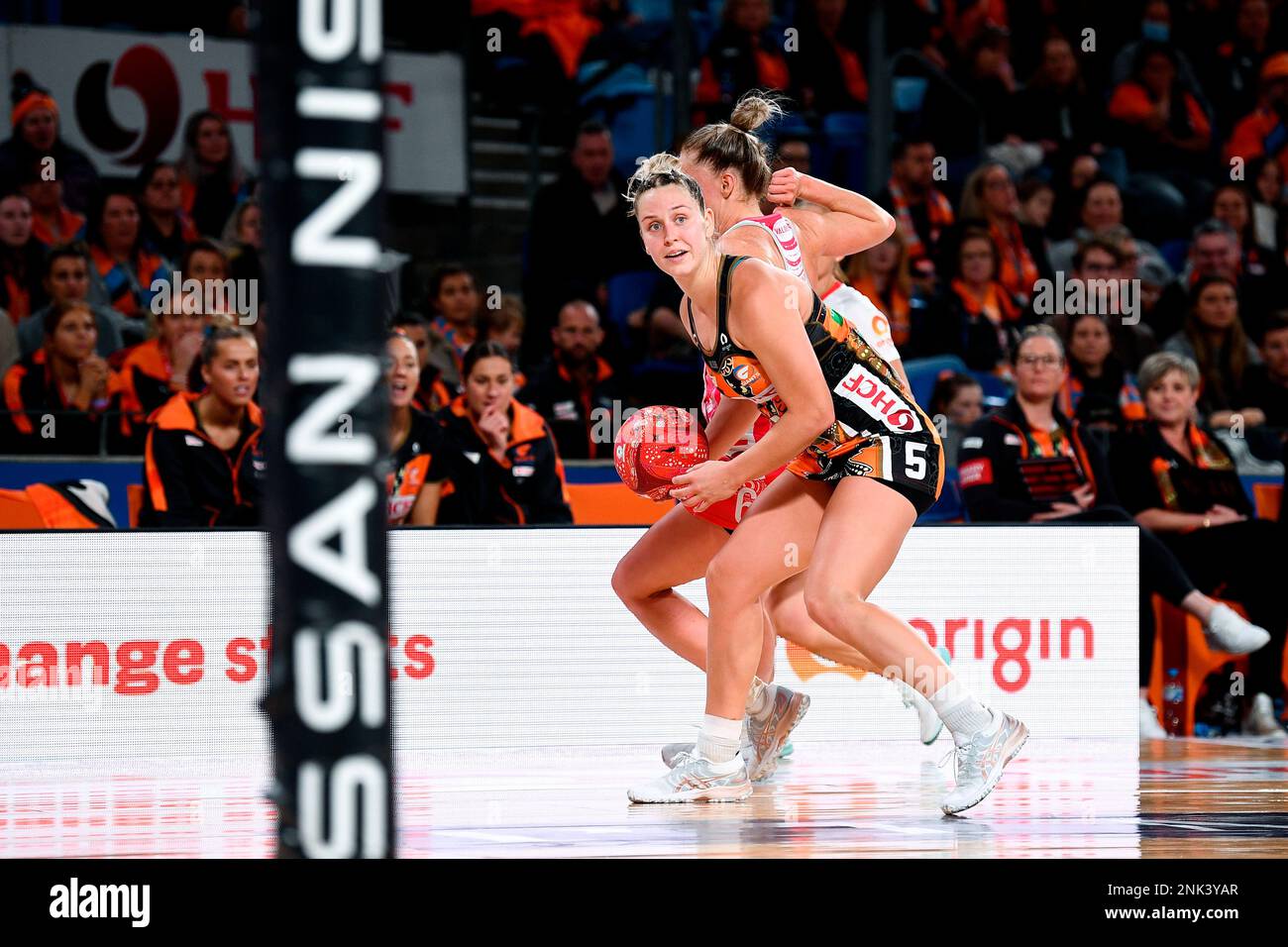 SYDNEY, AUSTRALIA - MAY 29: Jamie-Lee Price of the Giants Netball ...