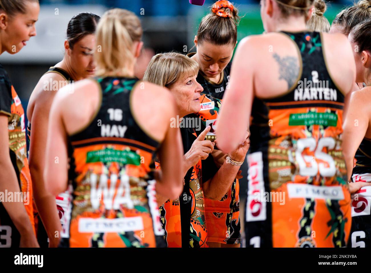 SYDNEY, AUSTRALIA - MAY 29: Head Giants Coach Julie Fitzgerald during ...