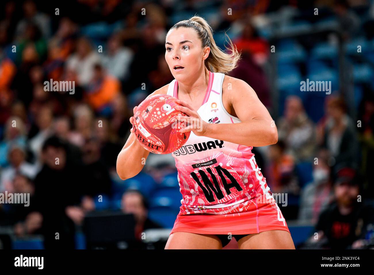 SYDNEY, AUSTRALIA - MAY 29: Elle McDonald of the Adelaide Thunderbirds ...