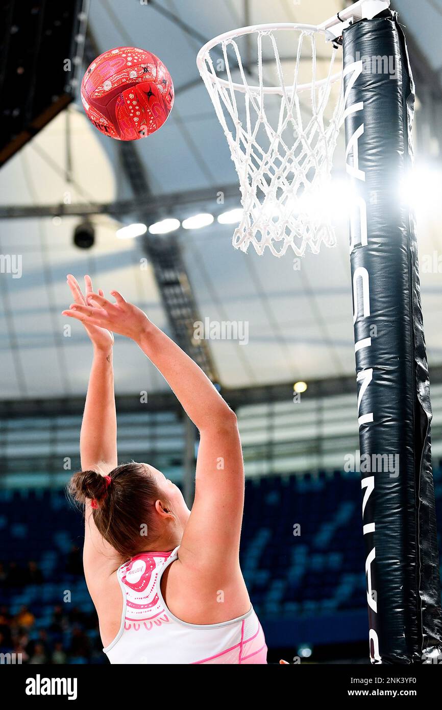 SYDNEY, AUSTRALIA - MAY 29: Lucy Austin of the Adelaide Thunderbirds ...