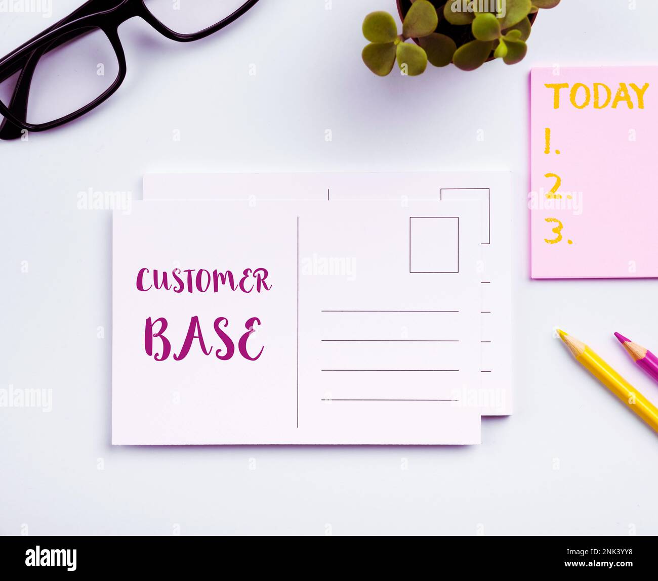 Sign displaying Customer Base. Word Written on encourage customers to ...