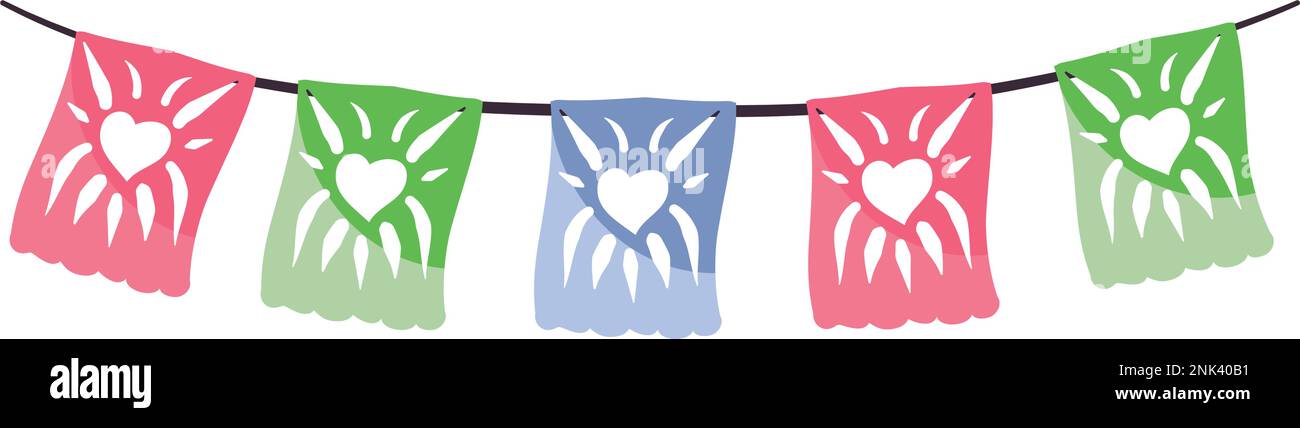 mexican garland design Stock Vector Image & Art - Alamy