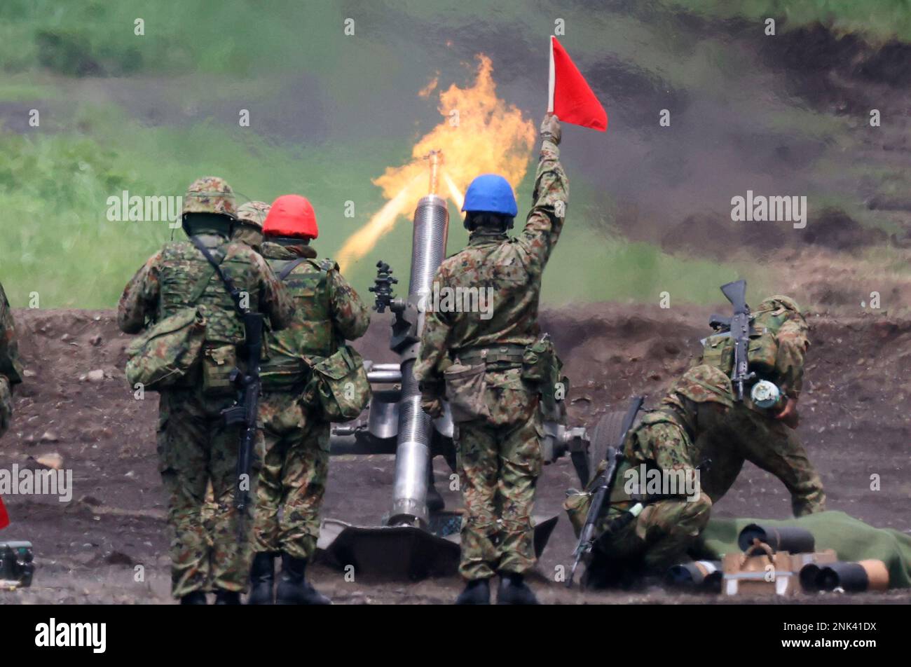 Fuji Firepower Exercise conducted by the Japan Ground Self-Defense ...