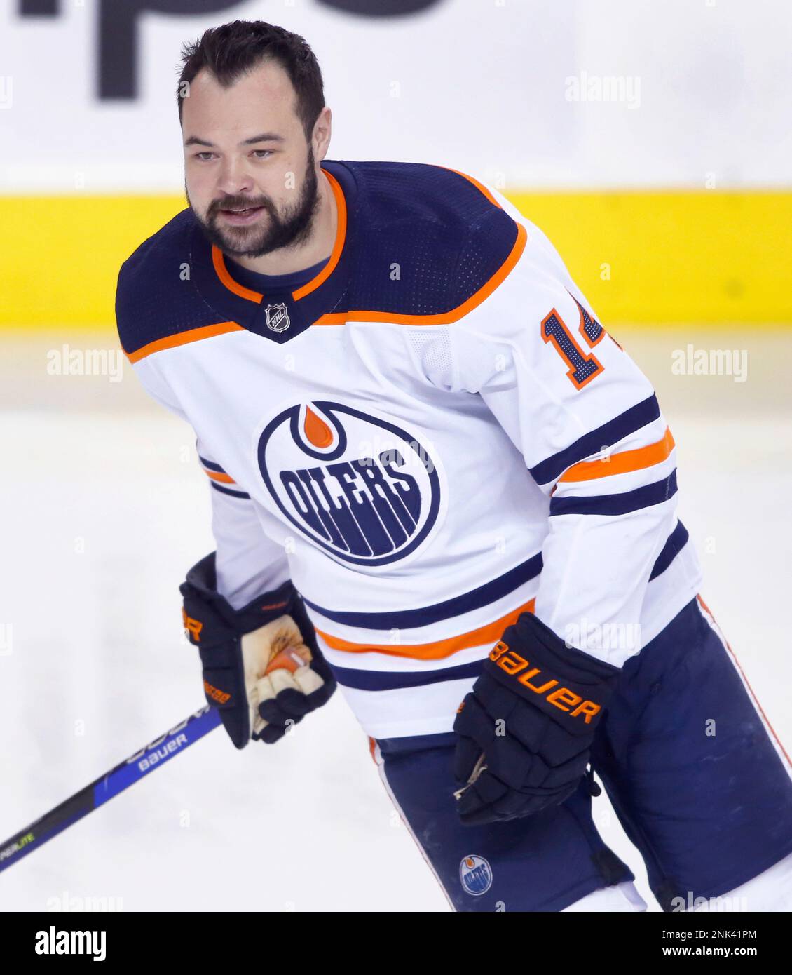 NHL profile photo on Edmonton Oilers player Devin Shore at a game ...