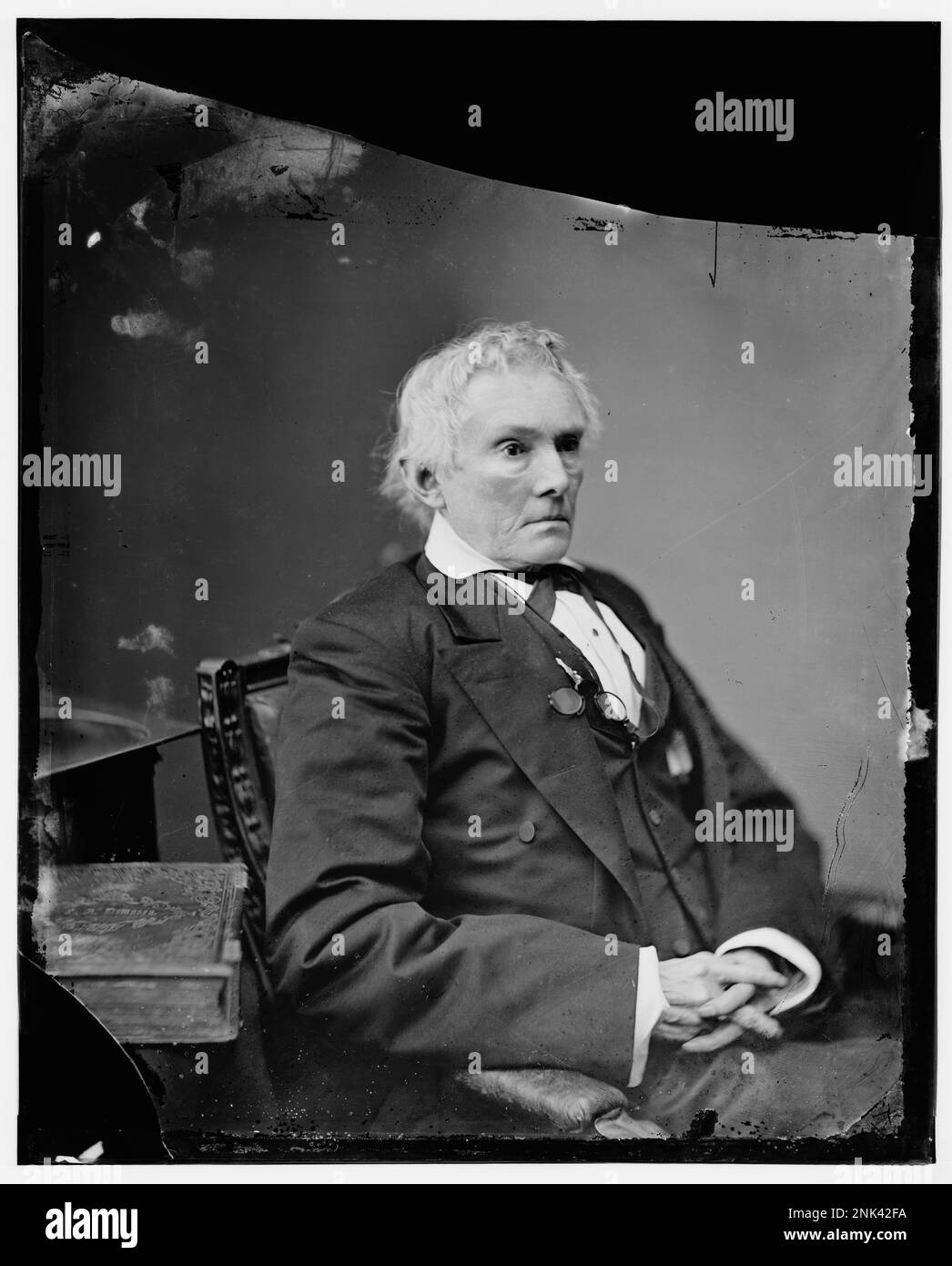 Portrait of Hon. Alex. H. Stephens, Vice President of the Confederacy ...