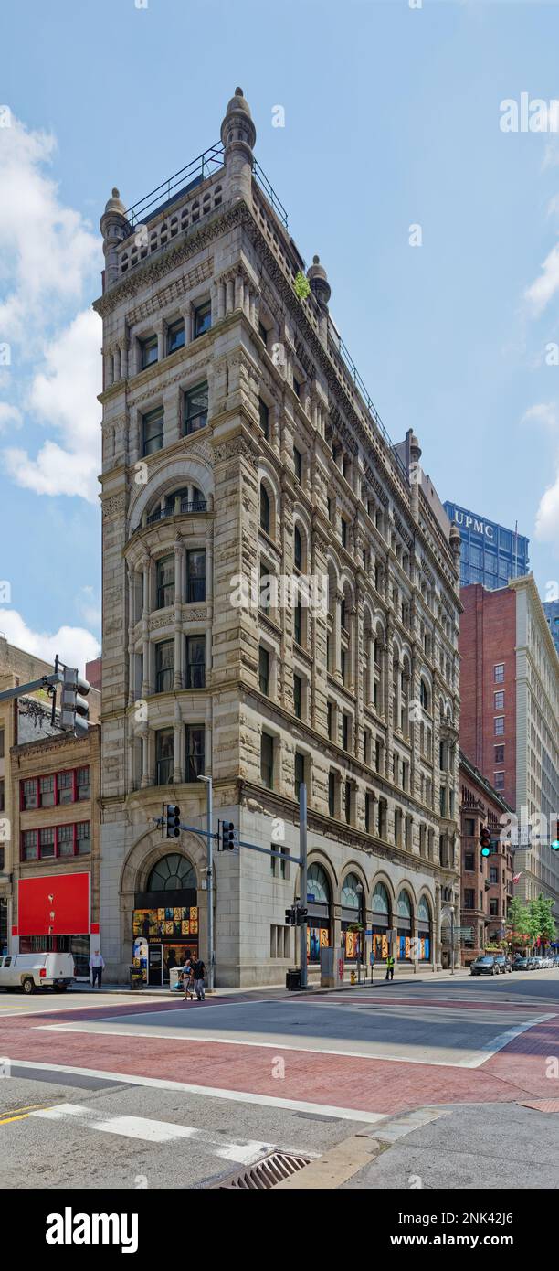 Pittsburgh Downtown: Historic Granite Building of 1890, originally ...