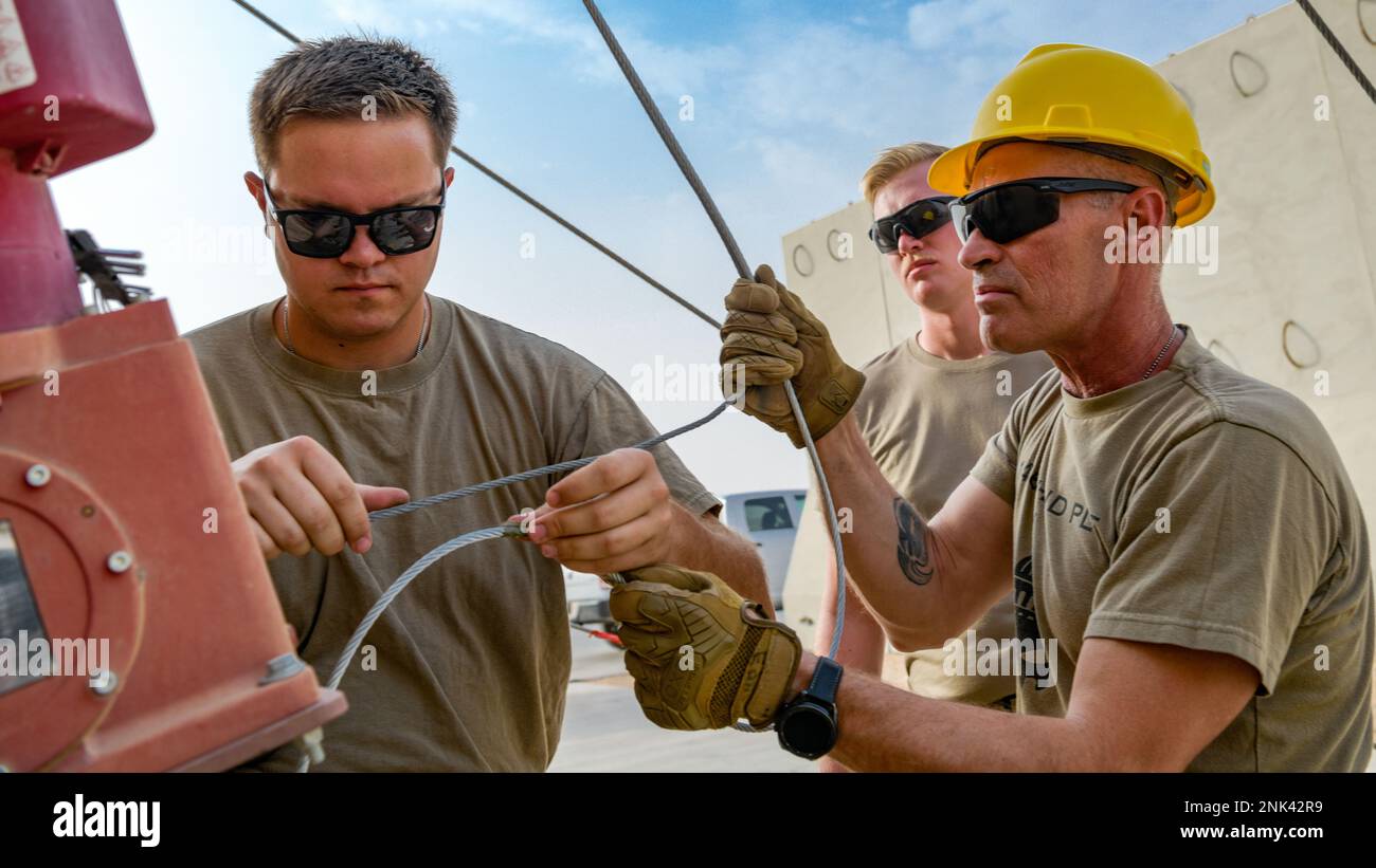 U.S. Air Force Staff Sgt. Christopher Jordan, a structural craftsman ...