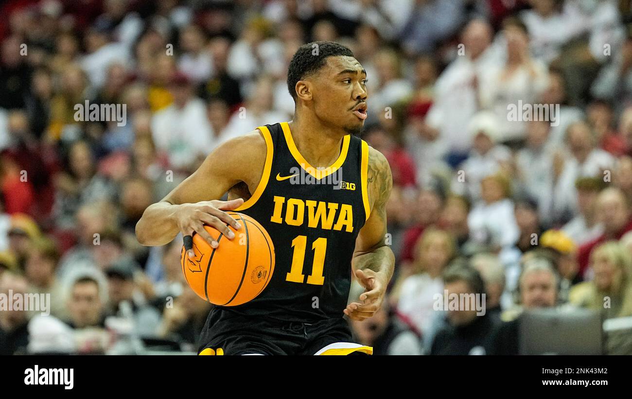 Iowa's Tony Perkins (11) against Wisconsin during the first half of an ...
