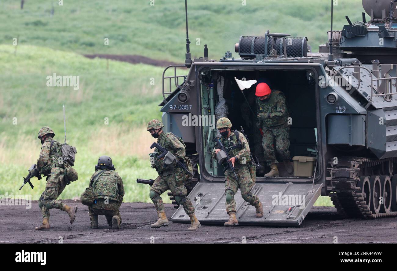Fuji Firepower Exercise conducted by the Japan Ground Self-Defense ...