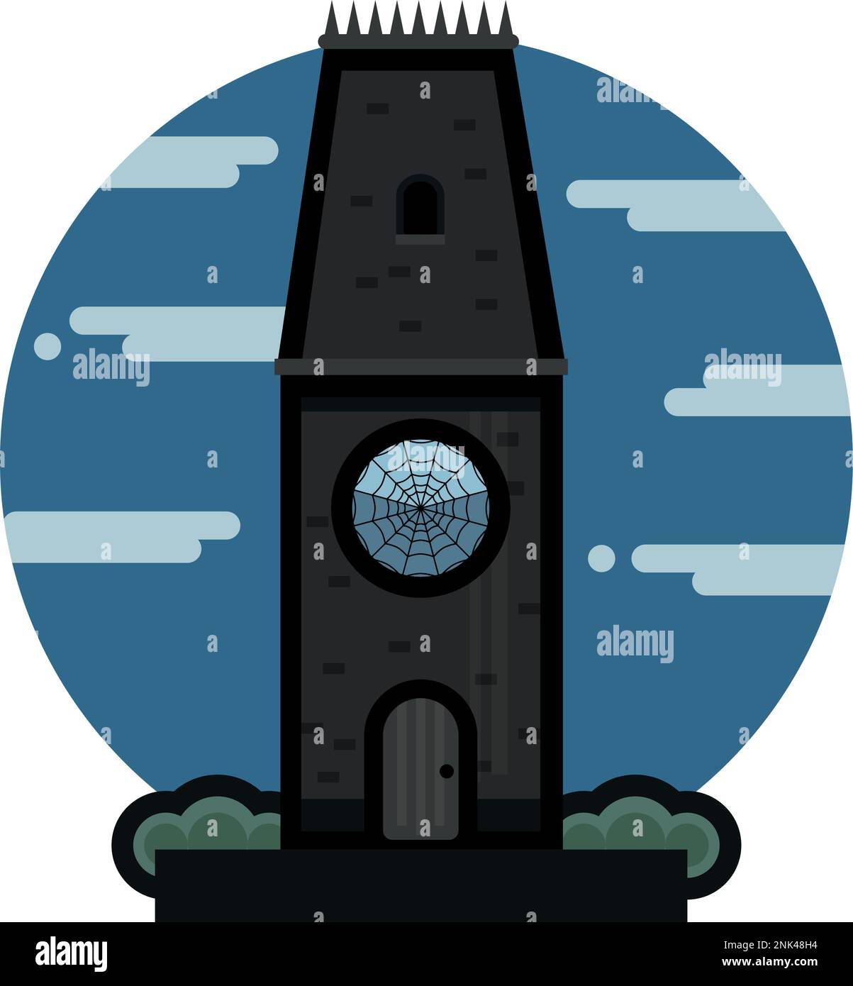 View tower flat on Stock Vector Images - Alamy