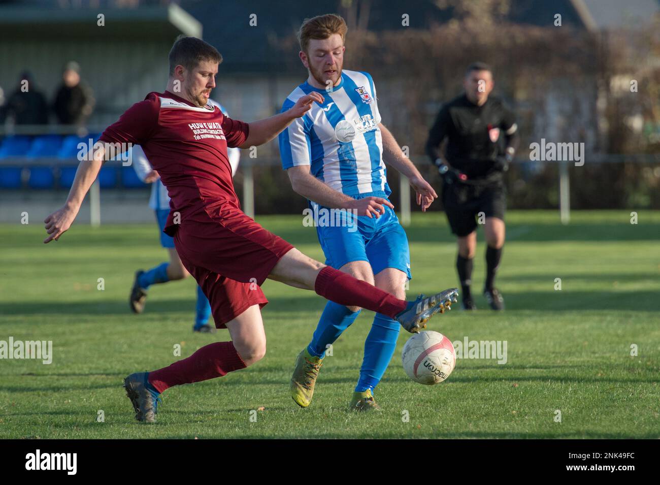 LLANRHAEADR YM MOCHNANT, WALES - 27 NOVEMBER 2021: JD Cymru North ...