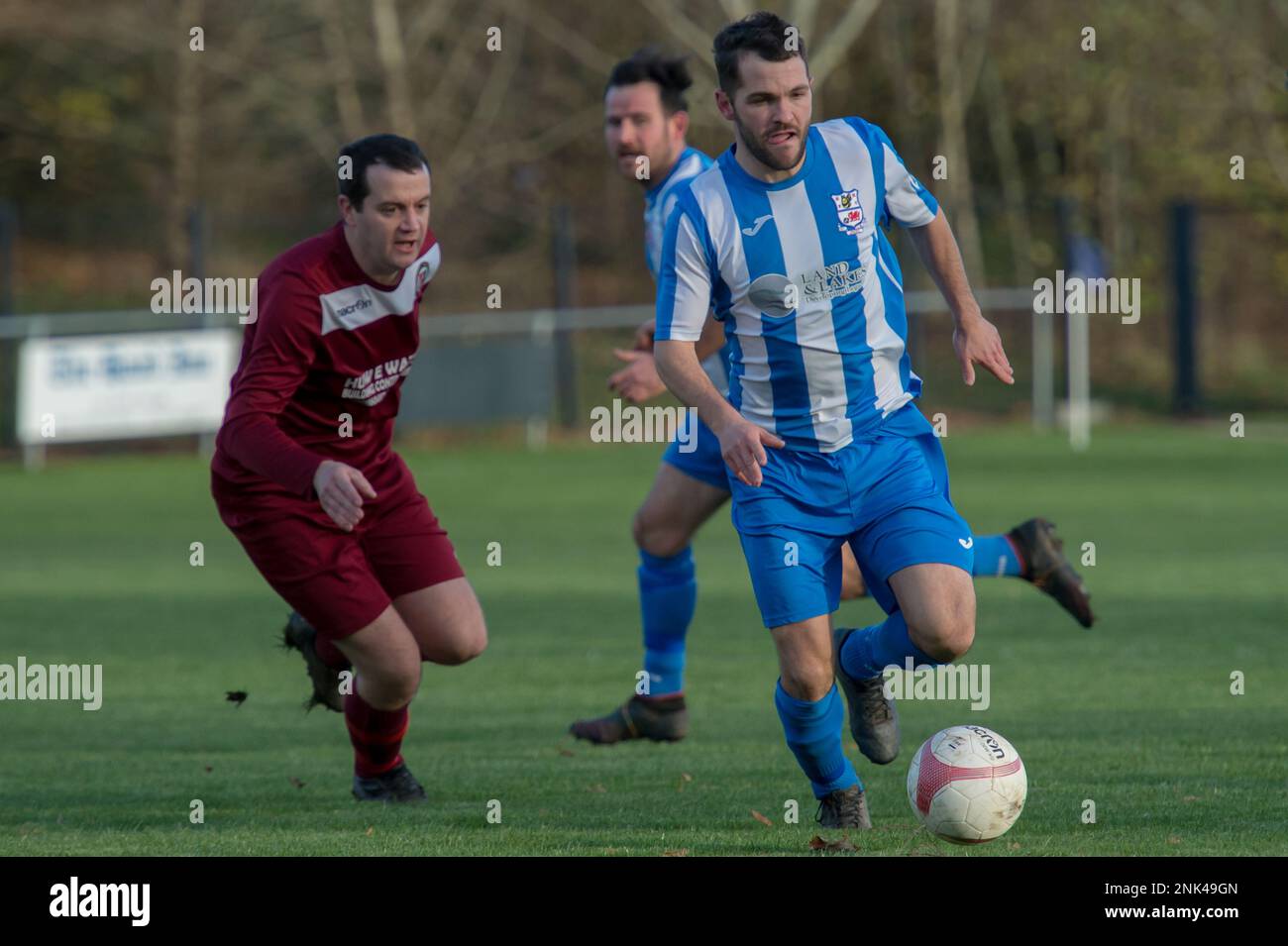 LLANRHAEADR YM MOCHNANT, WALES - 27 NOVEMBER 2021: JD Cymru North ...