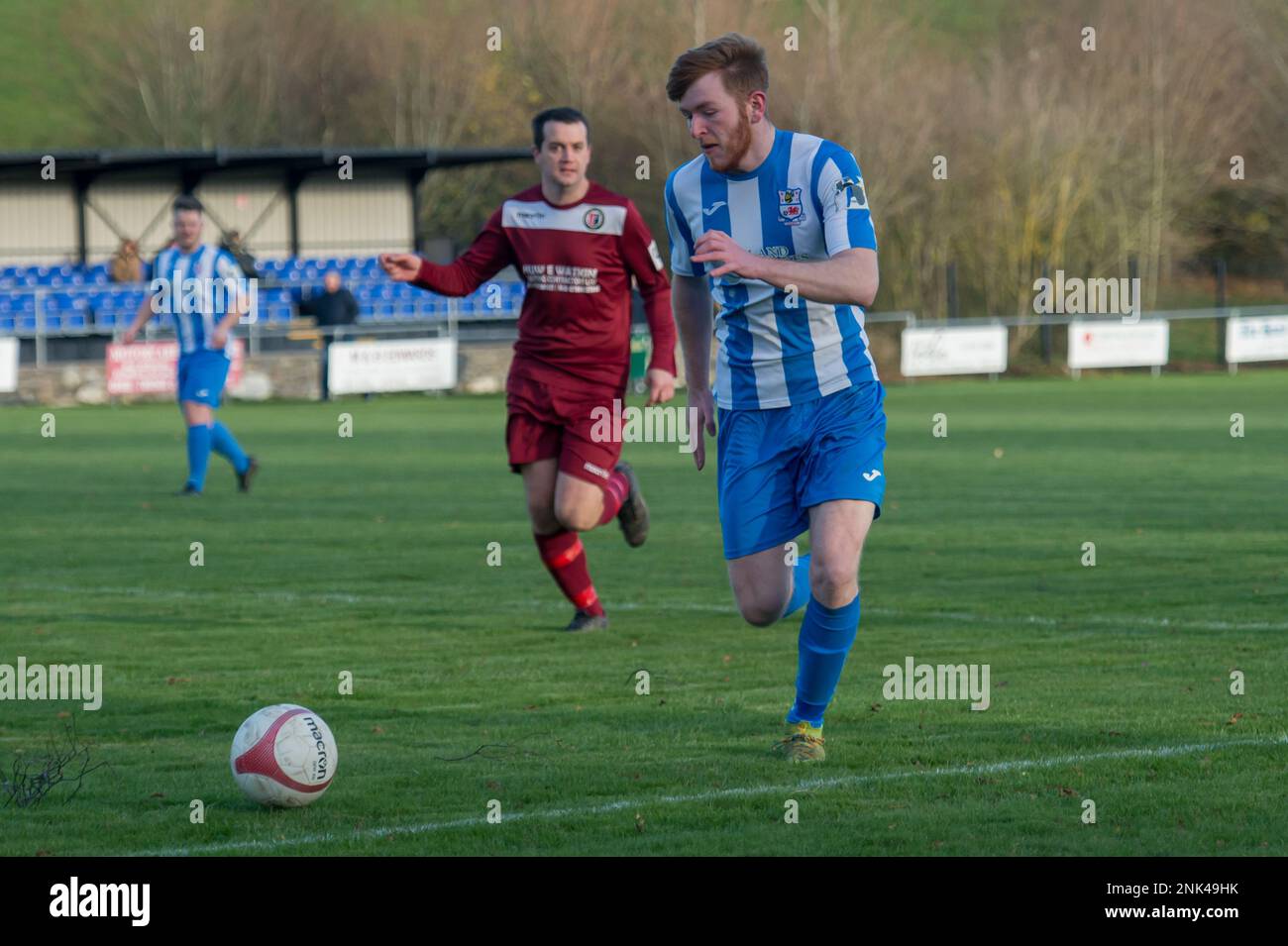 LLANRHAEADR YM MOCHNANT, WALES - 27 NOVEMBER 2021: JD Cymru North ...