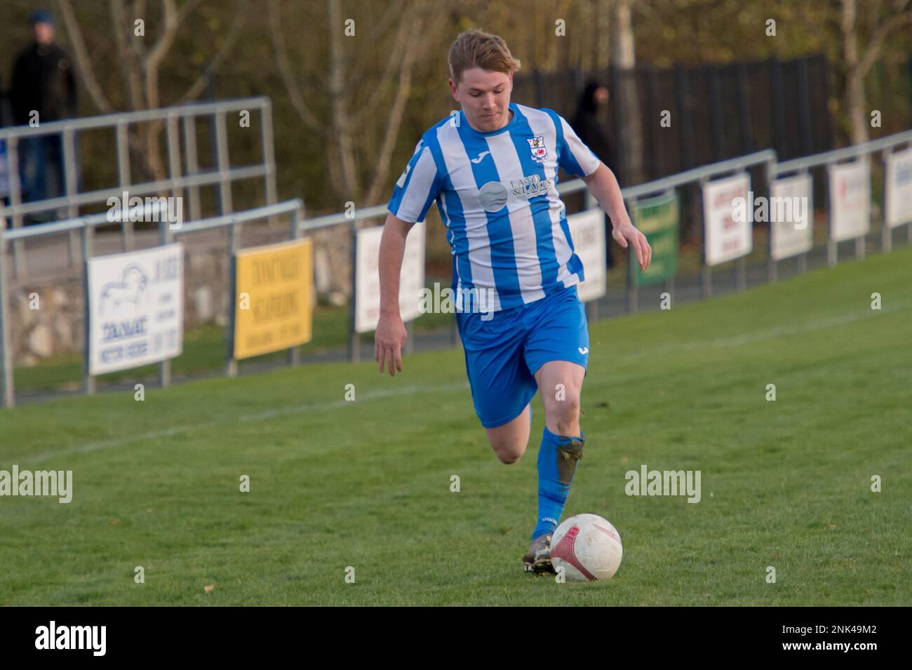 LLANRHAEADR YM MOCHNANT, WALES - 27 NOVEMBER 2021: JD Cymru North ...