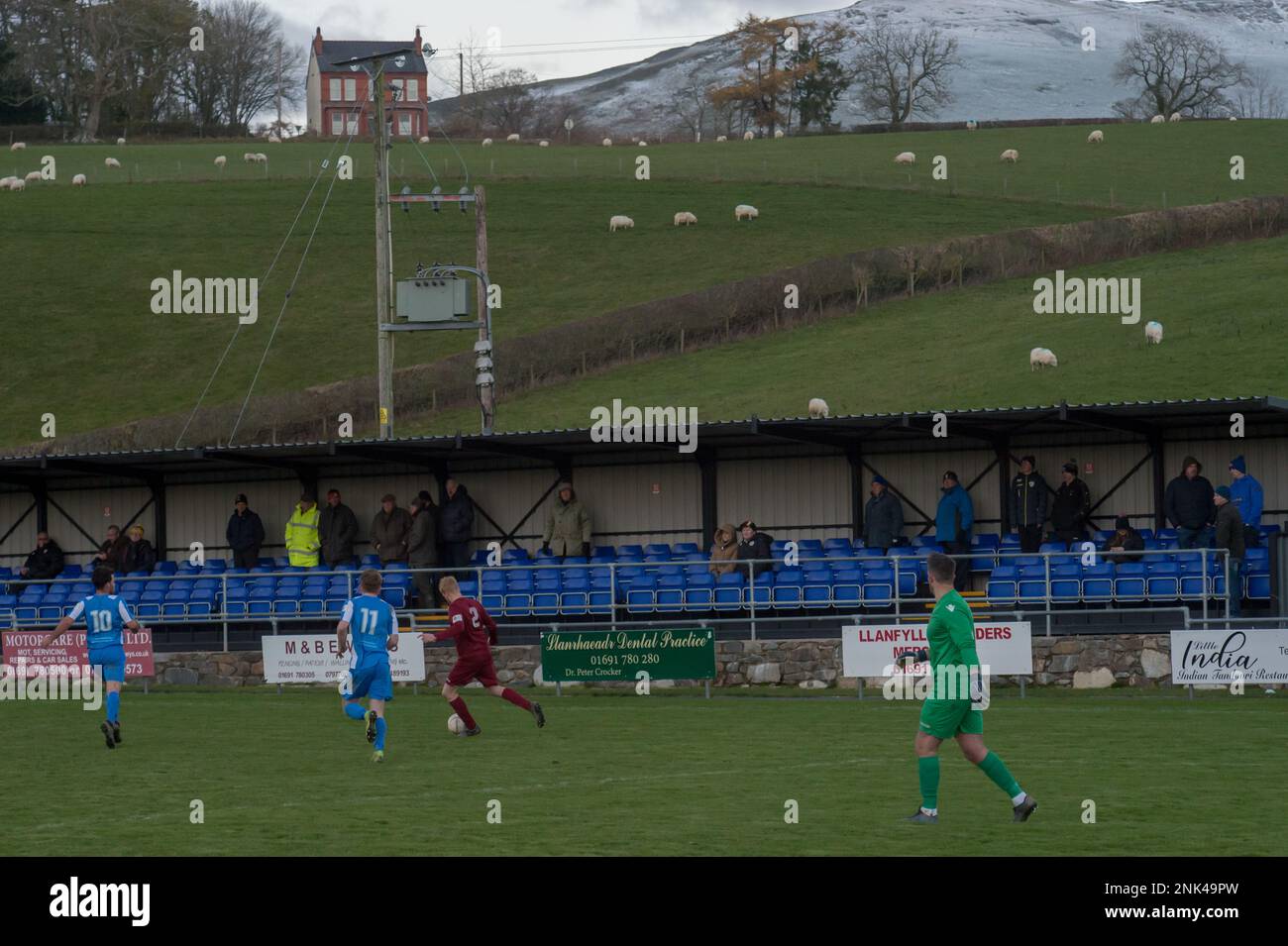 LLANRHAEADR YM MOCHNANT, WALES - 27 NOVEMBER 2021: JD Cymru North ...