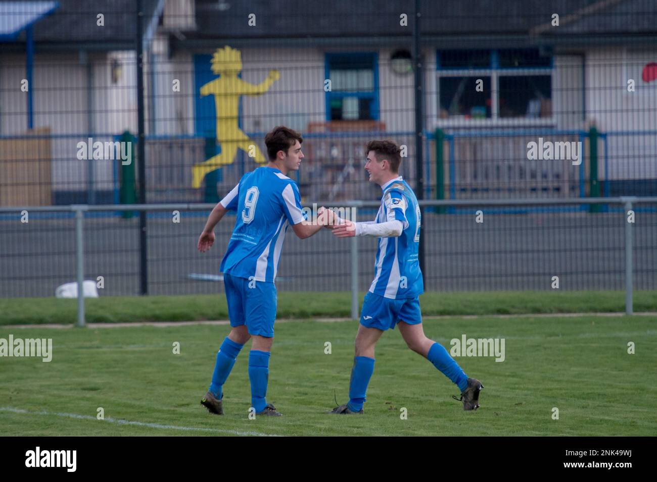 LLANRHAEADR YM MOCHNANT, WALES - 27 NOVEMBER 2021: JD Cymru North ...