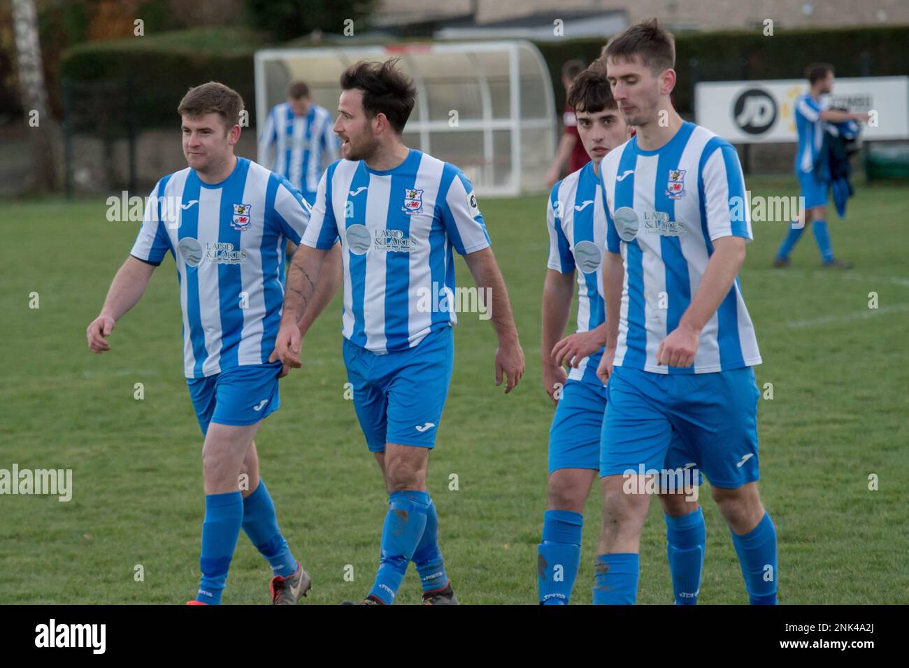 LLANRHAEADR YM MOCHNANT, WALES - 27 NOVEMBER 2021: JD Cymru North ...