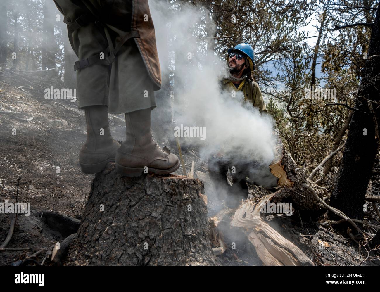 Carson Hot Shots Henry Hornberger, left, and Tyler Freeman cut up a ...