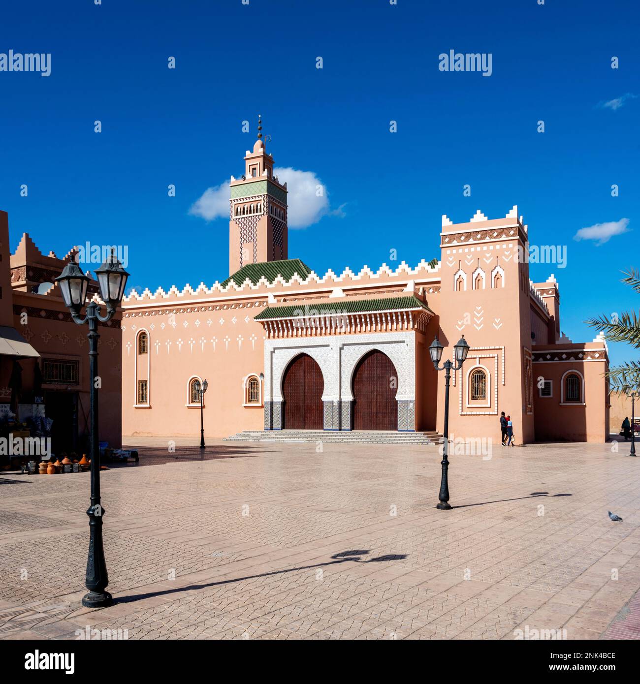 Afrika, Marokko, Südmarokko, Zagora, Moschee Mohammed VI. am Bd ...