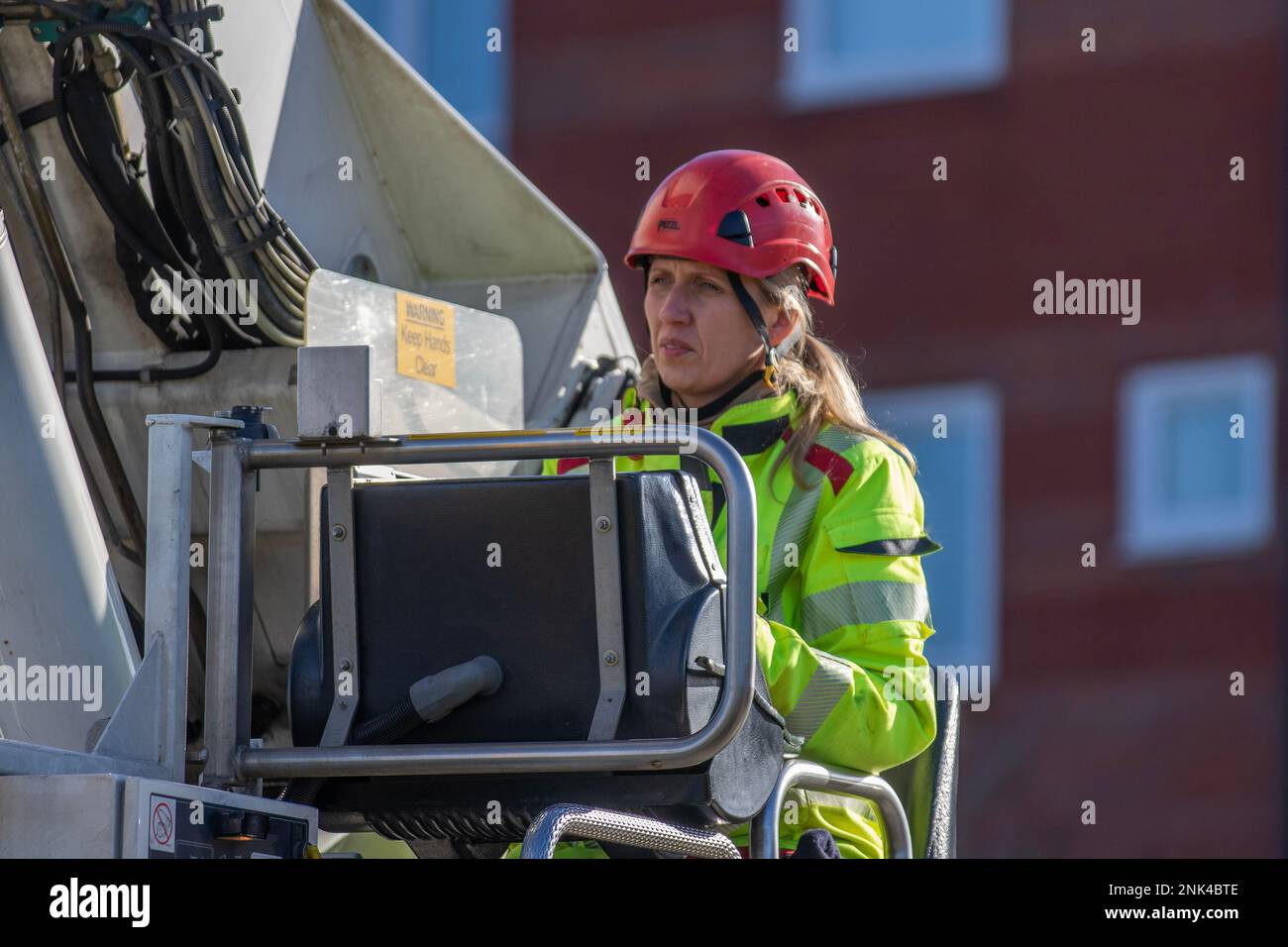 Lancashire Fire and Emergency Rescue Team on a training day at Maritime ...