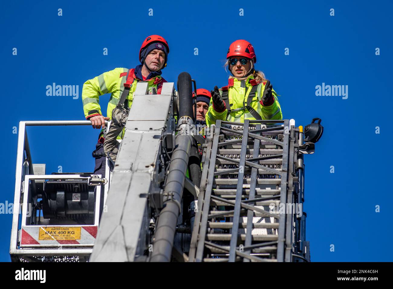 Lancashire Fire and Emergency Rescue Team on a training day at Maritime ...