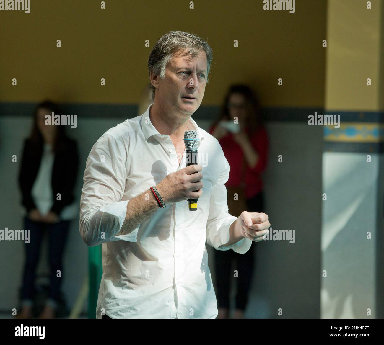 INAUGURATION OF THE MOLITOR SWIMMING POOL IN PARIS SEBASTIEN BAZIN ...