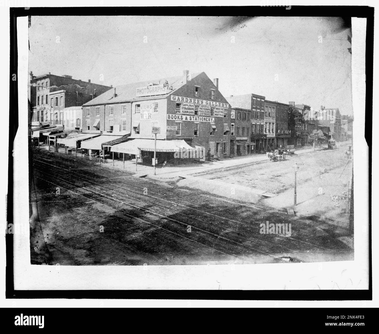 Photograph of Alexander Gardner's photographic studio located at 7th ...