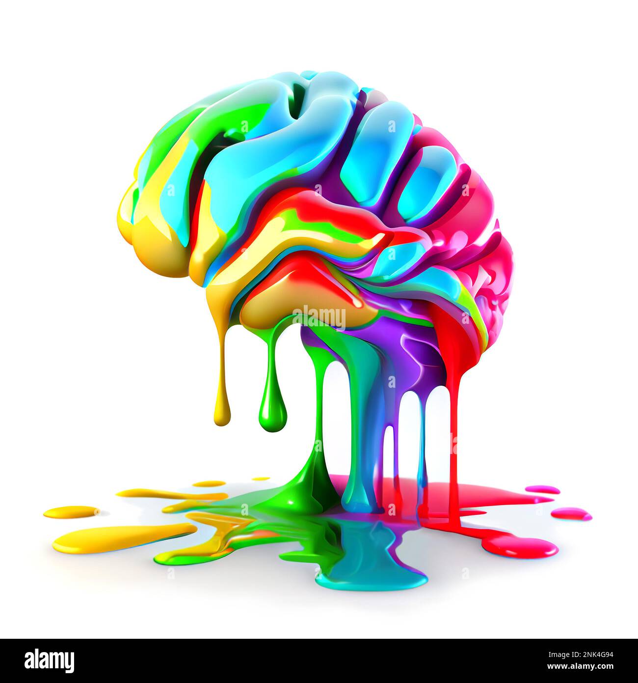 Melting brain hi-res stock photography and images - Alamy