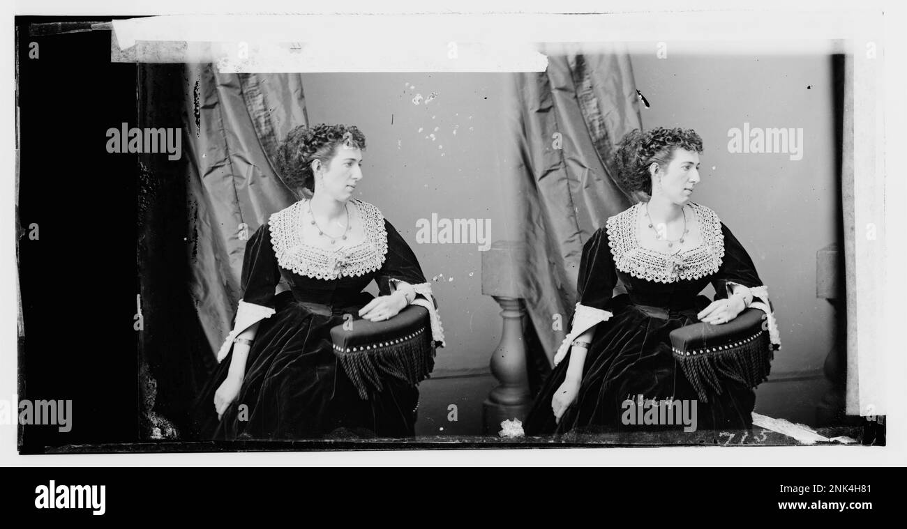 Portrait of Belle Boyd, a notorious Confederate spy during the American ...